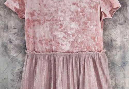 Платье нарядное розовое Lindex для девочки 6-8 лет