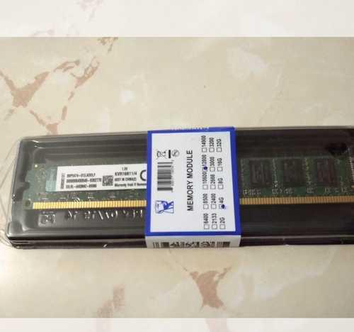 Новая оперативная 1600мгц ddr3 4 4gb Kingston