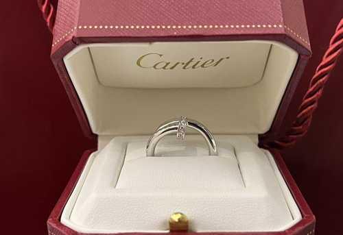 Cartier кольцо гвоздь белое золото