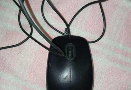 Мышка оптическая компьютерная USB штекер