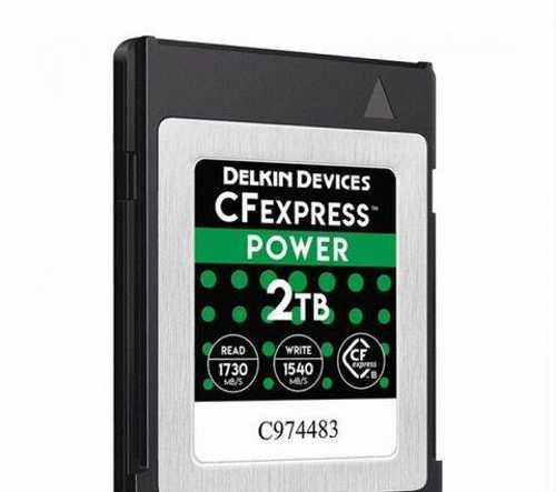 Карта памяти Delkin Devices Power CFexpress 2TB dc