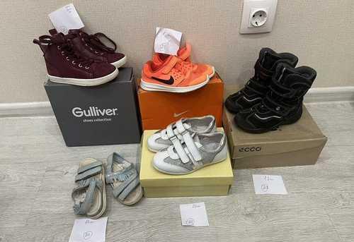 Обувь 27 gulliver, Nike, Ессо, Naturino