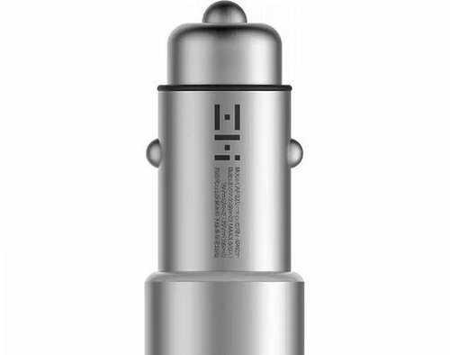 Азу ZMI Car Charger 2USB (AP821) серебристый
