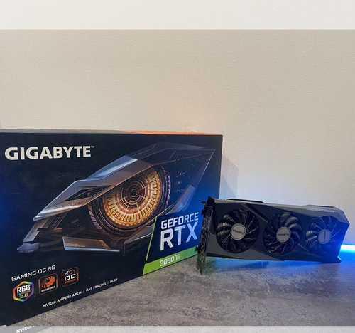 Видеокарта RTX 3060 TI gigabyte