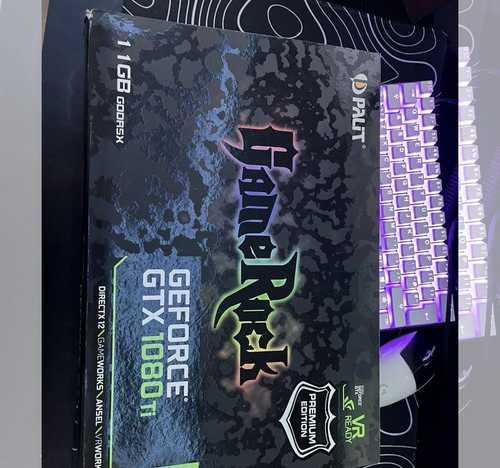 Game Rock Palit Видеокарта geforce gtx 1080ti