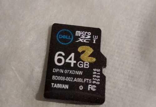 385-bbkl dell microSD HC 64GB Card for G14 servers