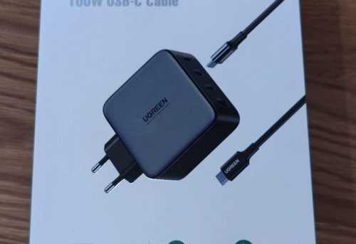 Зарядное устройство 100W Ugreen CD226 GaN (новое)