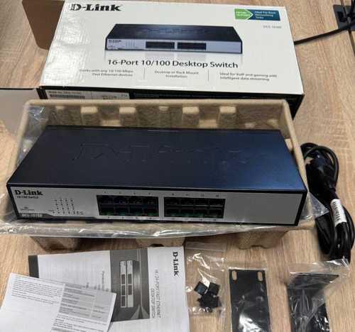 Коммутатор D-Link DES-1016D