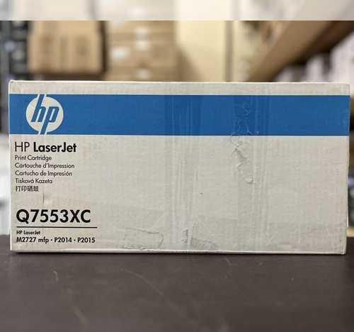 Оригинальный картридж HP Q7553XC