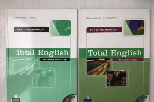 Учебник и тетрадь Total English pre-intermediate