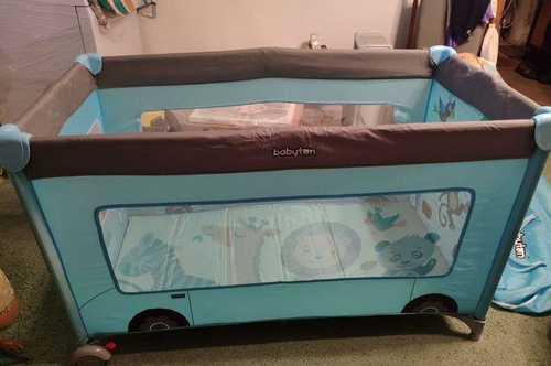 Кровать манеж Babyton