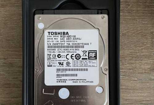 Жесткий диск toshiba HDD 2.5 SATA 1 гб