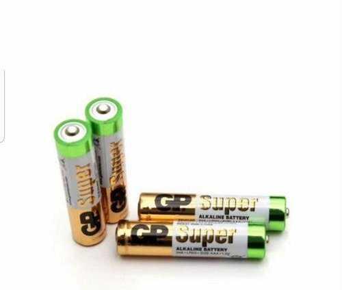 Батарейки GP AAA 4 шт. (Мизинчиковые)