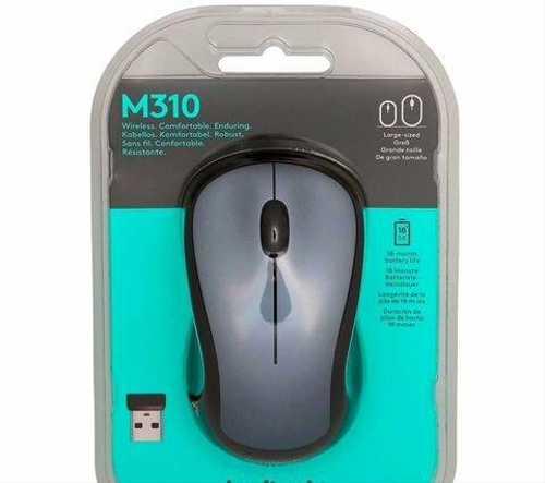 Новая. Мышь Logitech M310. Silver. USB
