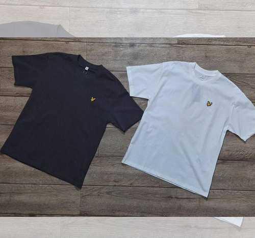 Футболка lyle scott white свободный крой