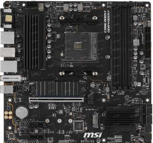 Материнская плата MSI B550M PRO-VDH wifi   проц