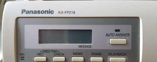 Телефон факс Panasonic kx-fp218