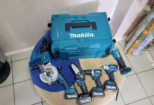 Набор аккумуляторного инструмента makita 6 в 1