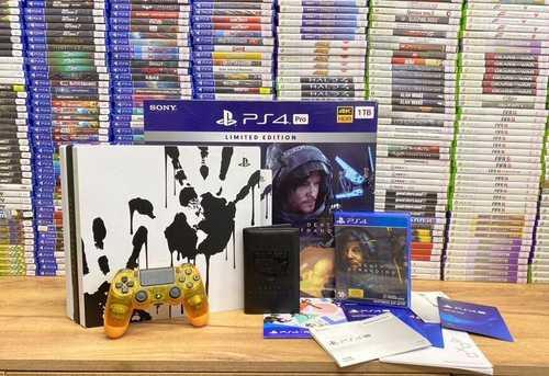 PS4 Pro 1TB Limited Death Stranding + 100 игр