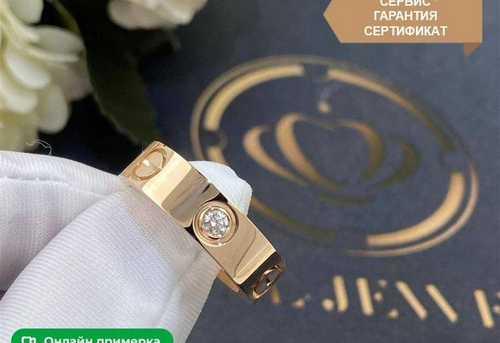 Кольцо Cartier Love, 3 бриллианта 0,22ct