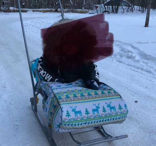 Детские санки с колесами
