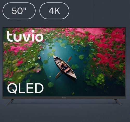 Телевизор с Алисой Tuvio 50'' Qled 4K UltraHD