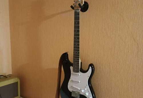 Fender squier stratocaster с комбиком