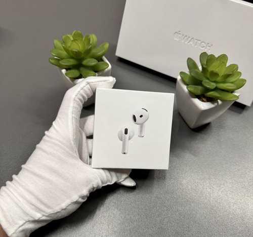 AirPods 4 с шумоподавлением (качественная реплика)