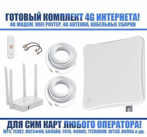 Комплект Усиления 4G Интернета 1626 Zeta