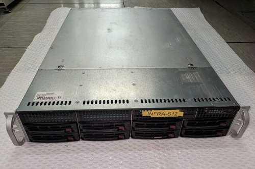 Сервер Supermicro 2U X8dtn-f 64gb
