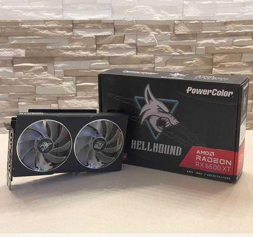 Видеокарта Powercolor RX 6600 XT OC Hellhound 8gb