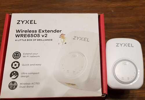 Усилитель wifi (репитер) zyxel WRE6505 v2