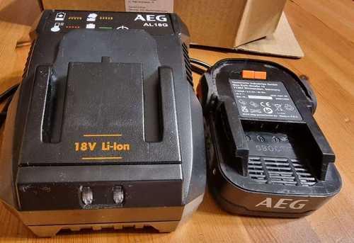 Набор аккумулятор и зарядное устройство AEG
