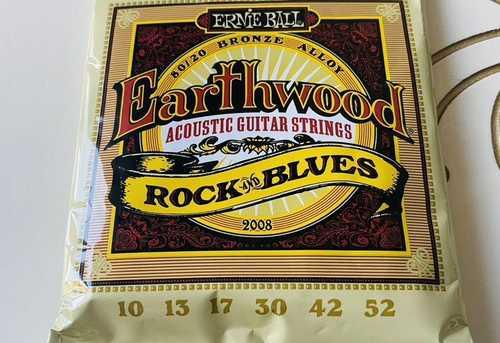 Струны для акустической гитары Ernie Ball 2008