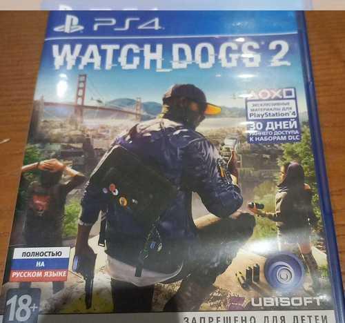 Watch dogs 2 ps4 диск