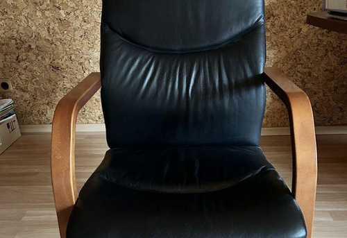 Кожаное кресло бу