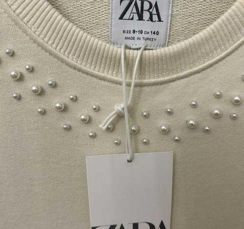 Свитшот и джинсы Zara на девочку 10 лет