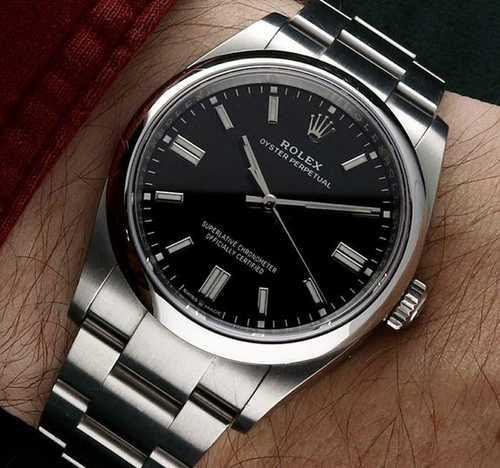 Rolex Oyster Perpetual 36 mm Black Dial