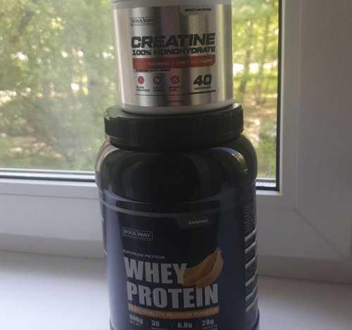 Протеин сывороточный whey Protein Банан, 900 г