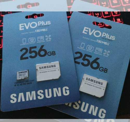 Карта памяти microsd 256gb samsung evo plus