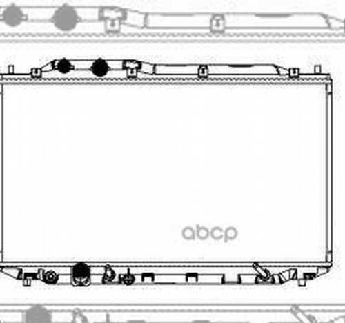 Радиатор системы охлаждения honda civic 1.8 2005