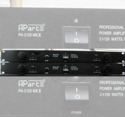 Усилители звука Apart 480W 2шт Pro Dual PA-2120