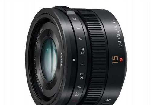 Panasonic Leica DG 15mm F/1.7 Summilux (H-X015E)