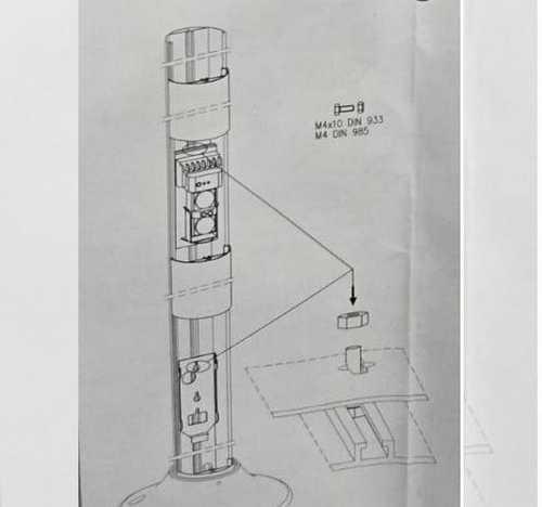 Односторонняя башня для линейных охранных извещате