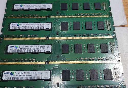Оперативная память Samsung ddr3 4*4 gb 1600mhz