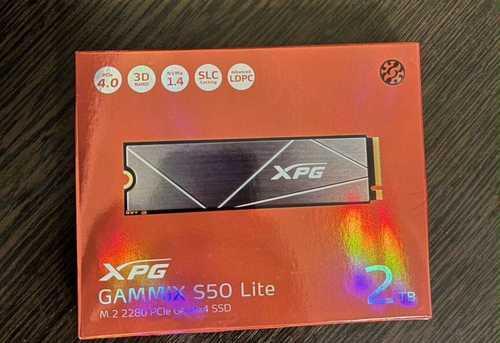 Новый M2 SSD adata XPG gammix S50 Lite 2 tb