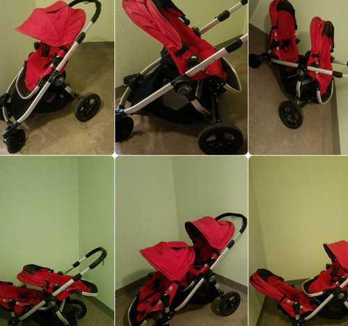 Коляска baby jogger city select для двоих