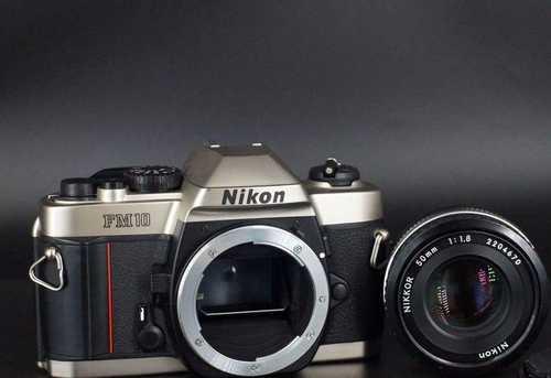 Nikon FM10 + 50 1.8 pancake