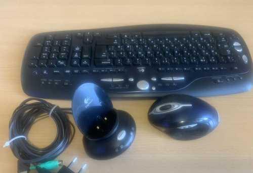 Клавиатура и мышь беспроводные Logitech Canada 210