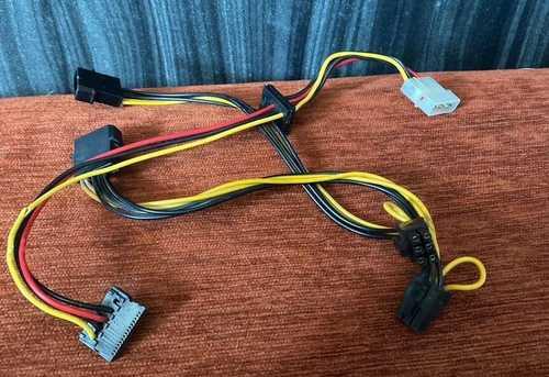 Переходник molex 6 pin и molex SATA